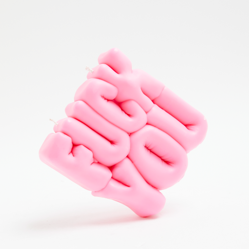Fuck You Puffer Candle - Pink | Unique & Bold Candles – Wavey Casa